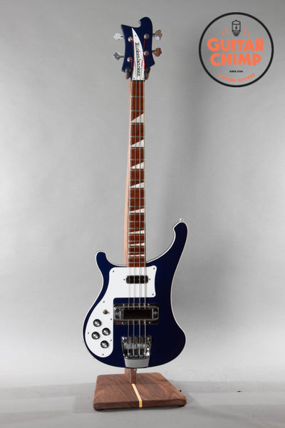 2014 Rickenbacker 4003 Left-Handed Bass Guitar Midnight Blue | Guitar Chimp