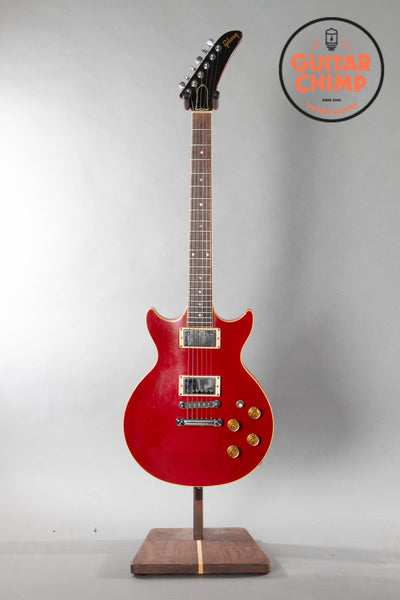 1985 Gibson Les Paul DC Double Cut XPL Ferrari Red | Guitar Chimp