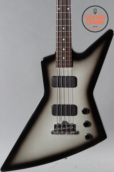 2012 Gibson Explorer Bass Silverburst | Guitar Chimp