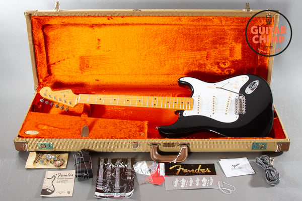 2008 Fender American Vintage ’57 Reissue Stratocaster Black | Guitar Chimp